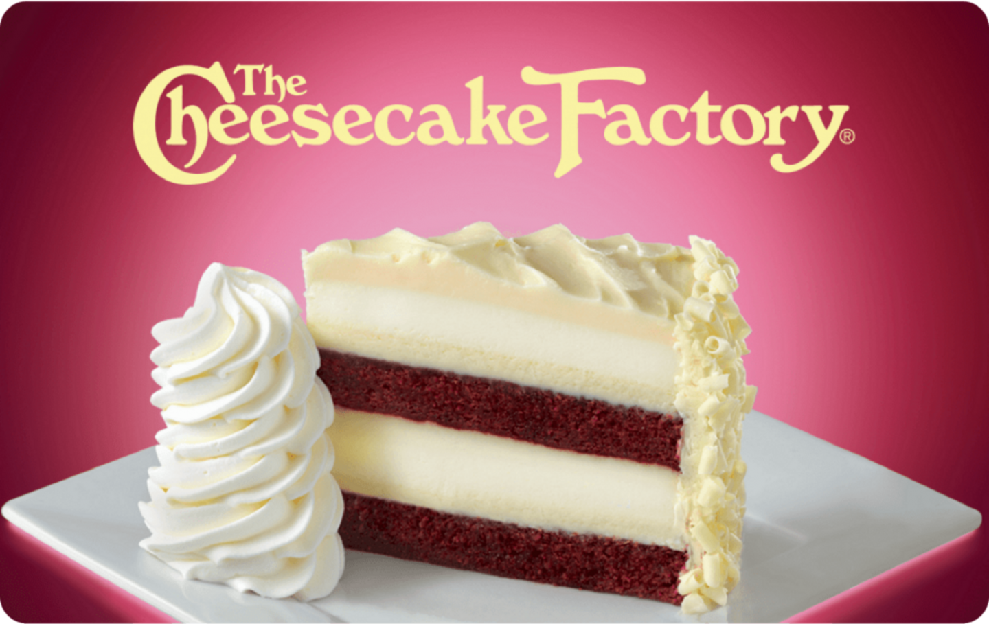 The Cheesecake Factory Gift Cards | Send by Mail or Email